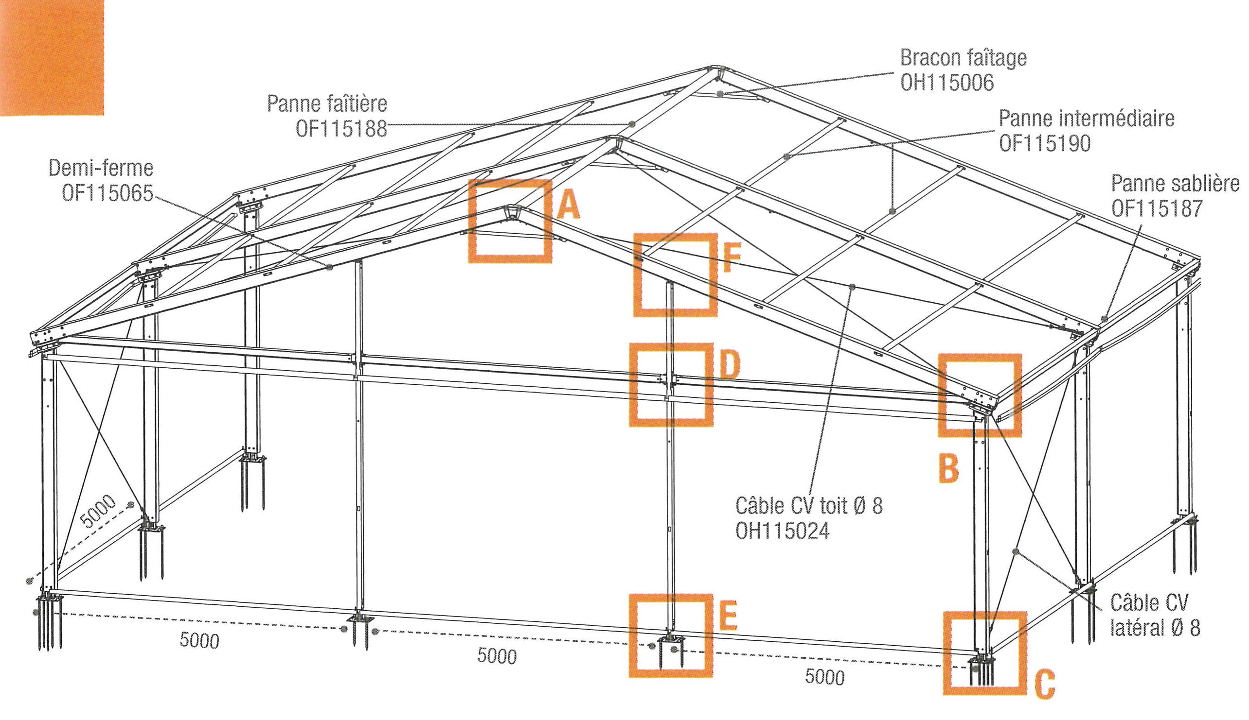 Chapiteau réception entoilage transparent location vente Toulouse